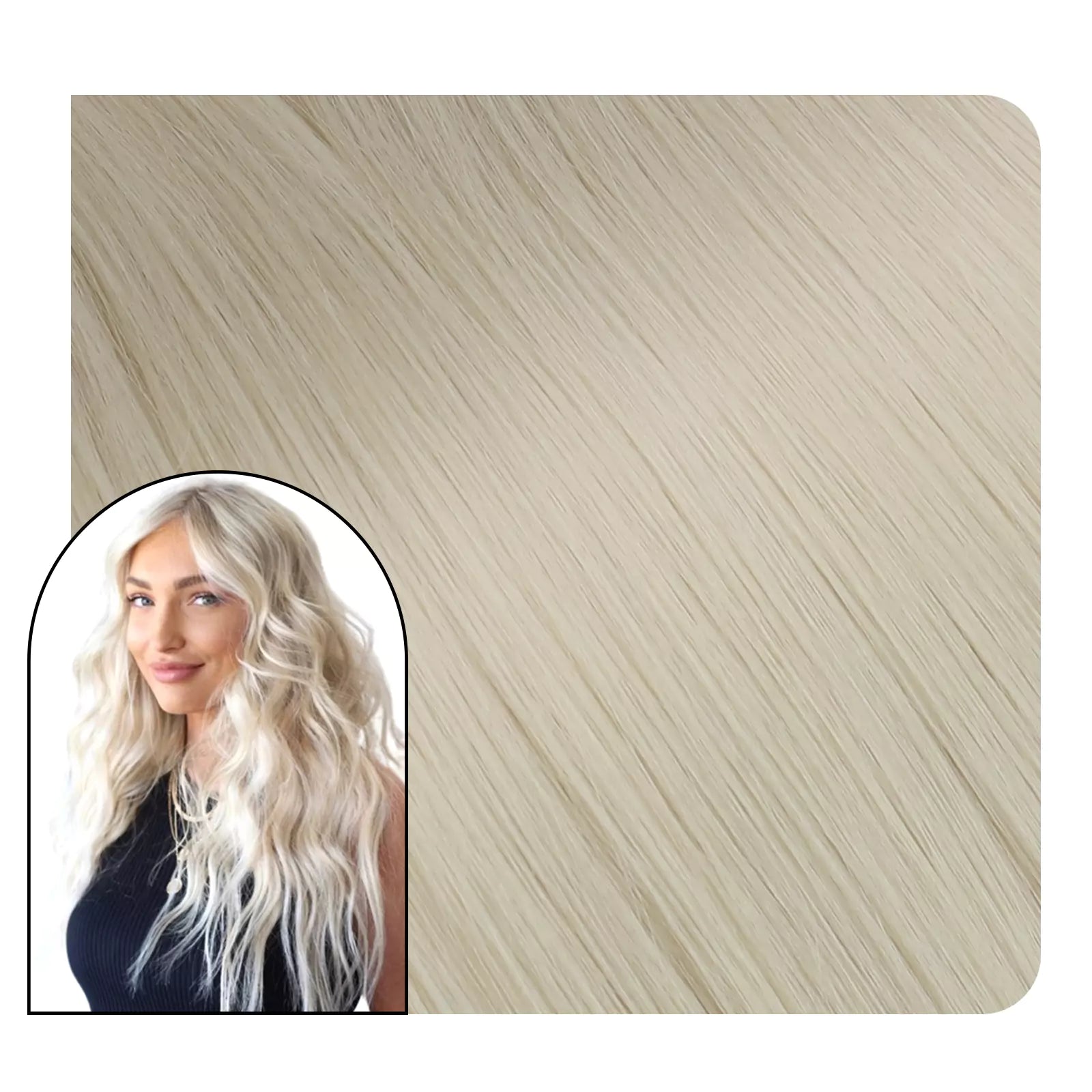 Virgin Ktip Extensions Fusion Human Hair Darkest Brown For Women #2