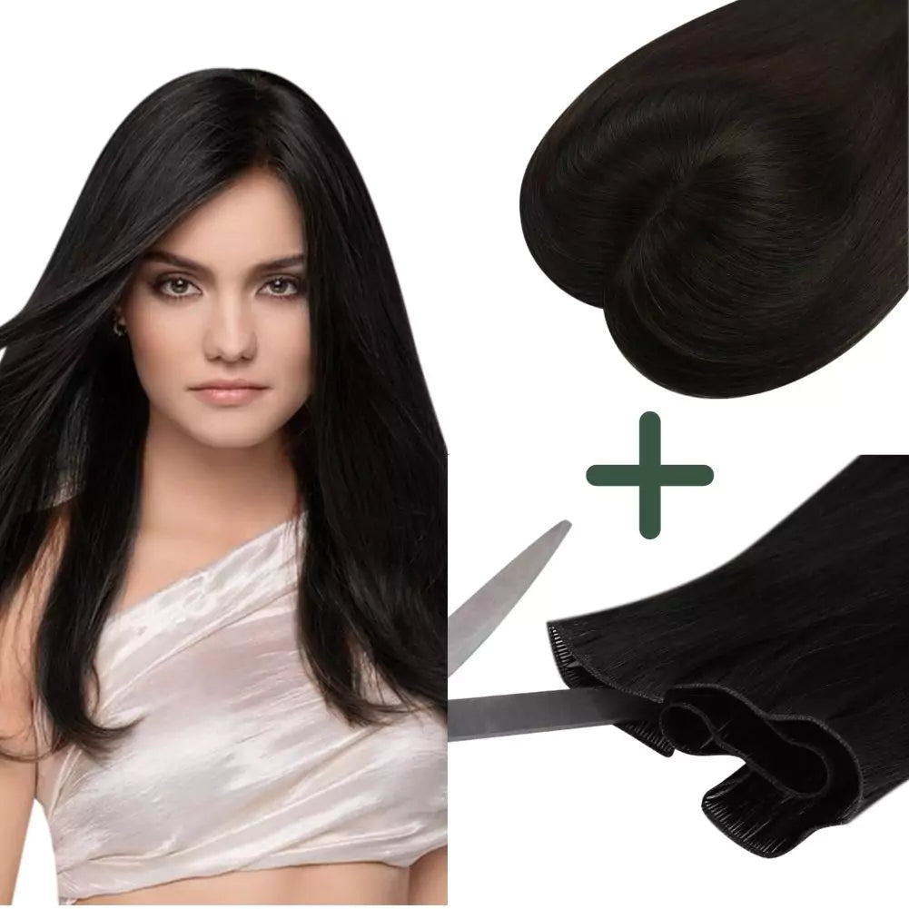 Mono Base Virgin Human Hair Toppers Off Black And Genius Weft ...