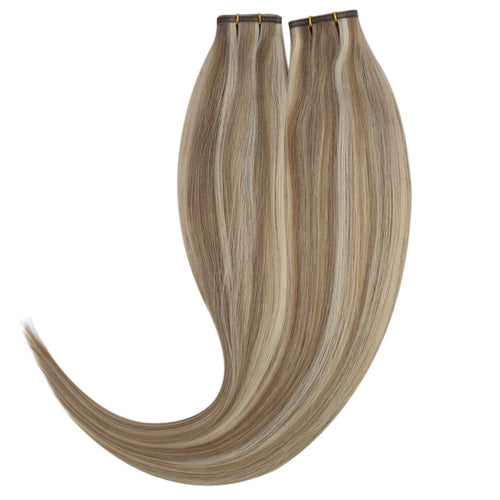 Flat Silk Seamless Weft Hair Extensions High Quality Virgin Hair ...