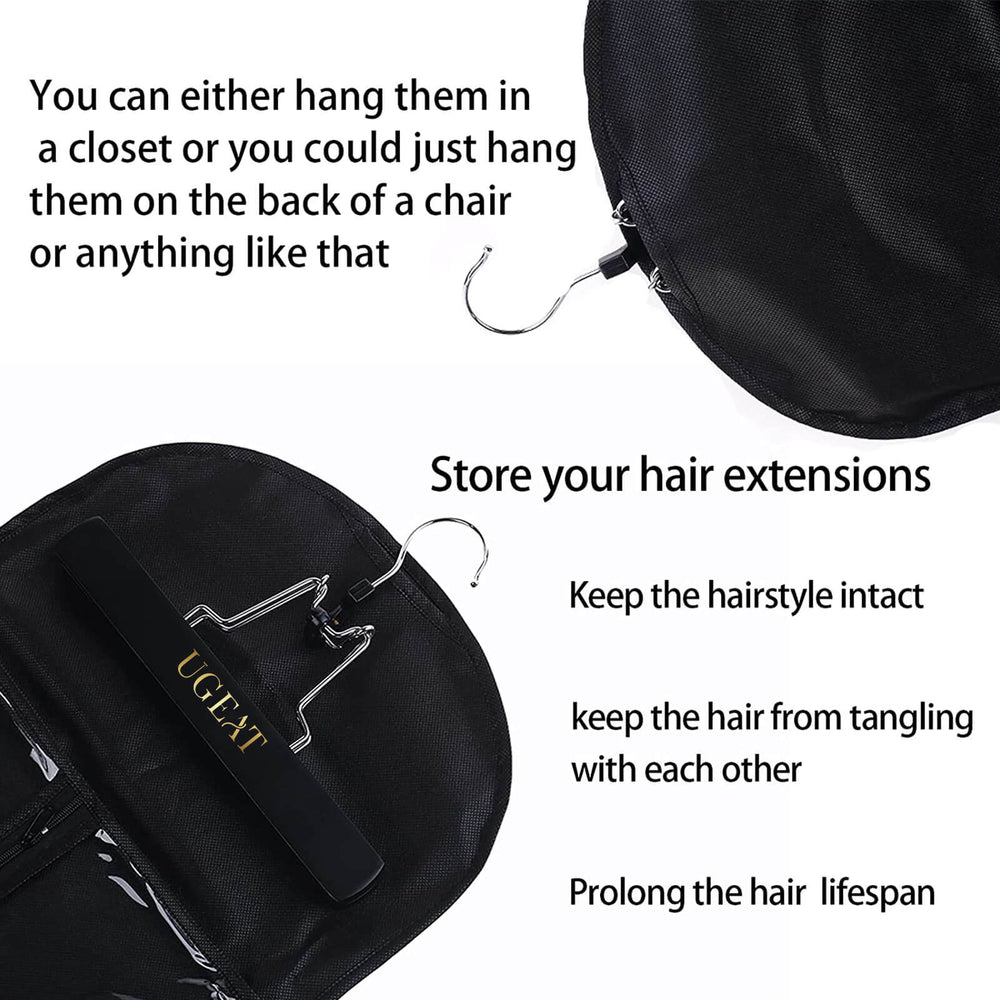 Hair Extensions Hanger with Storage Bag