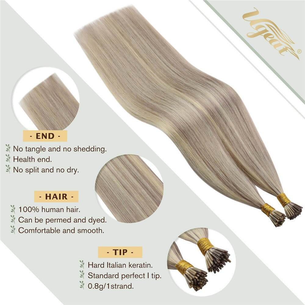 I tip Hair Extensions Human Hair Full Head for Sale – UgeatHair ...