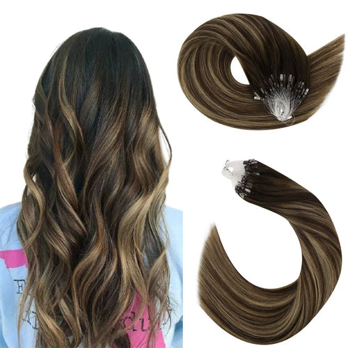 Micro Fusion Hair Extensions For Thin Hair to Add Volume and Length ...