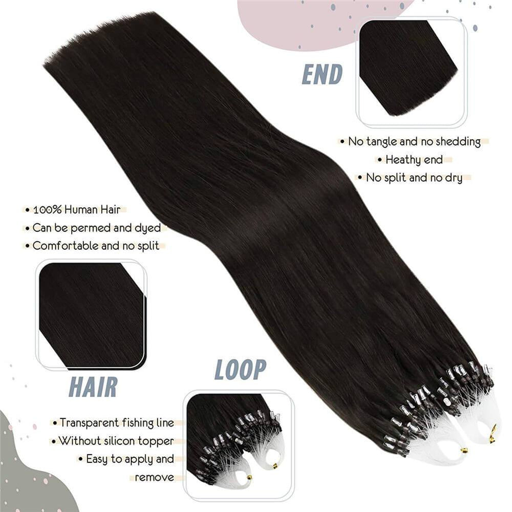 Micro Fusion Hair Extensions For Thin Hair to Add Volume and Length ...