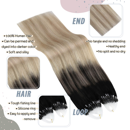 Micro Fusion Hair Extensions For Thin Hair to Add Volume and Length ...